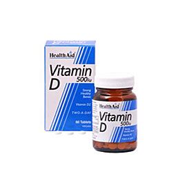 HealthAid - Vitamin D 500iu (60 tablet)