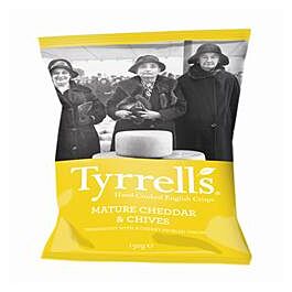 Tyrrells - Cheese & Chive Crisps (150g)
